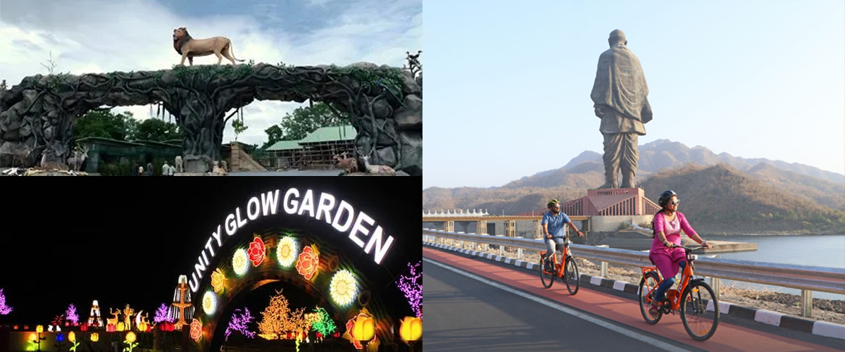 Tent Stay Near Statue Of Unity - River View Tent Resort